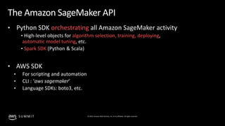 Become a Machine Learning developer with AWS (Avril 2019) | PPT