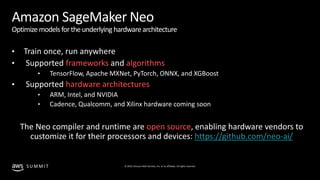 Become a Machine Learning developer with AWS (Avril 2019) | PPT