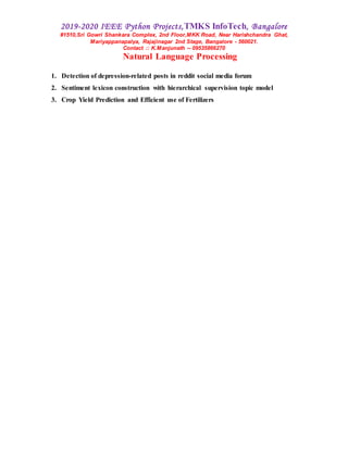 2019 and 2020 python with Sentiment Analysis | PDF