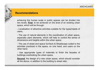 2019 arch eg 150 cairo - human scale- in public spaces-presentation | PPT