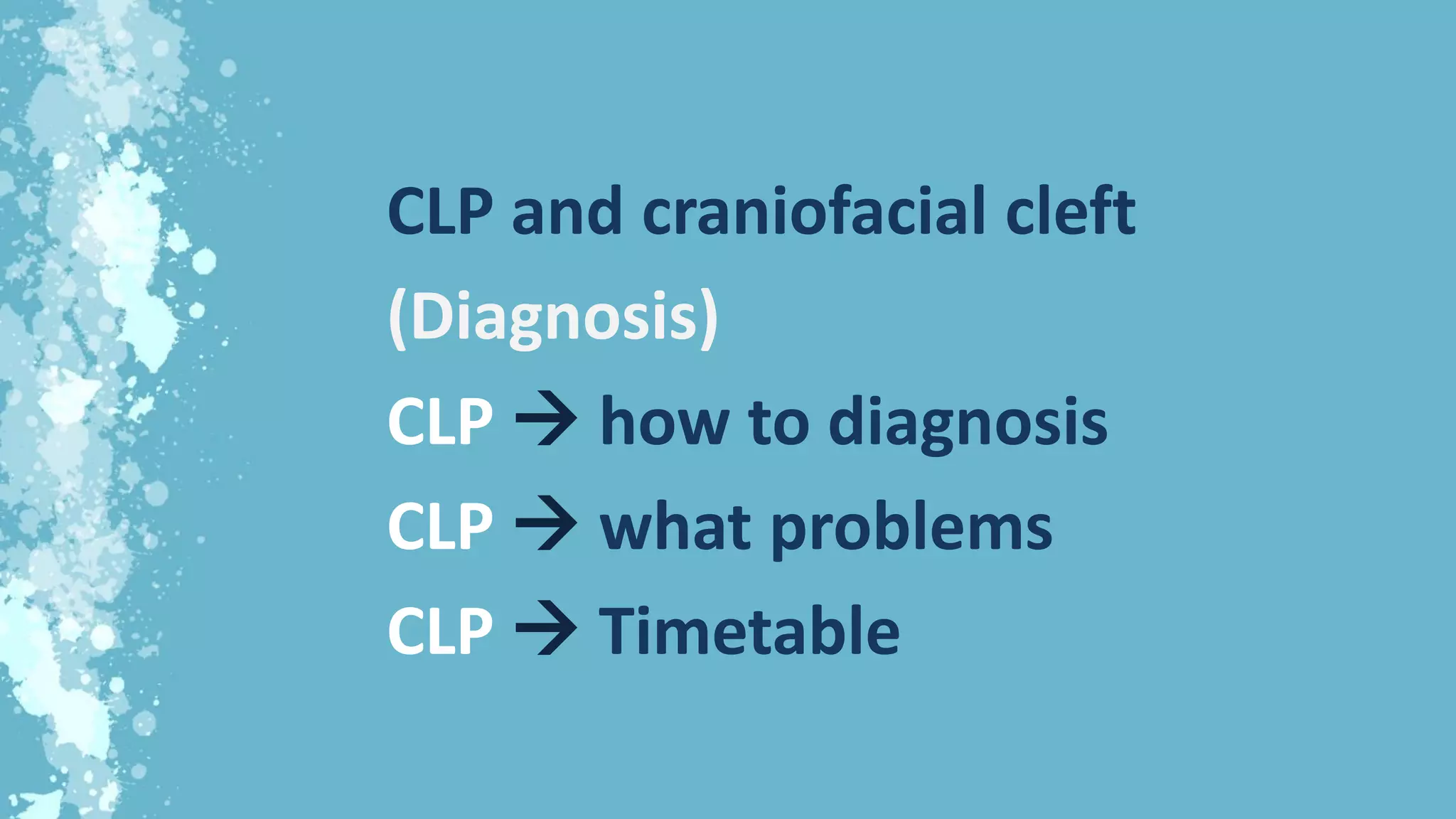 Slide Cleft Lip and Palate | PDF