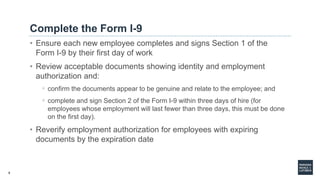 Employment Eligibility Verification Compliance | PPTX