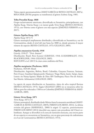 Lista de los escarabajos Passalidae (Coleoptera: Scarabaeoidea) del ...