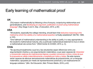 Mathematical argumentation as a precursor of mathematical proof | PPT