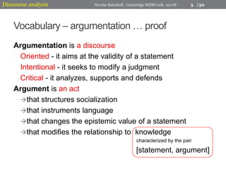 Mathematical argumentation as a precursor of mathematical proof | PPT