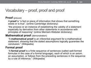 Mathematical argumentation as a precursor of mathematical proof | PPT