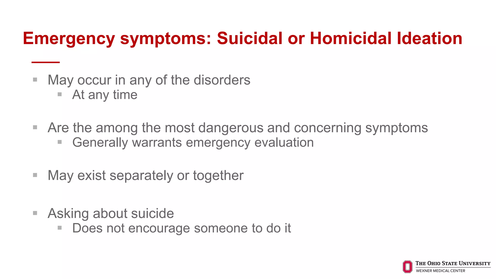 CIT - Signs and Symptoms of Mental Illness | PPTX