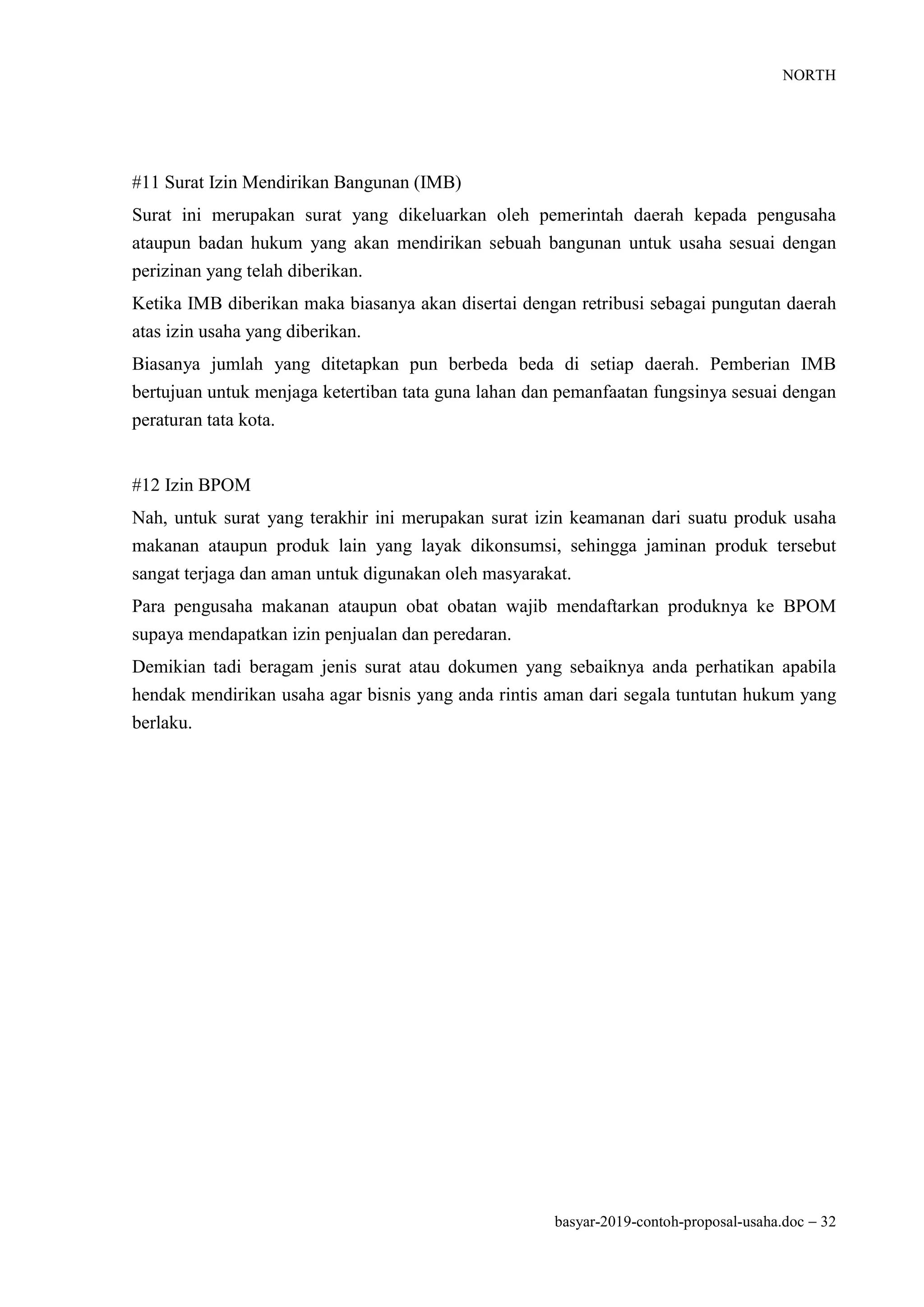 2019 contoh proposal usaha untuk pinjaman modal | PDF