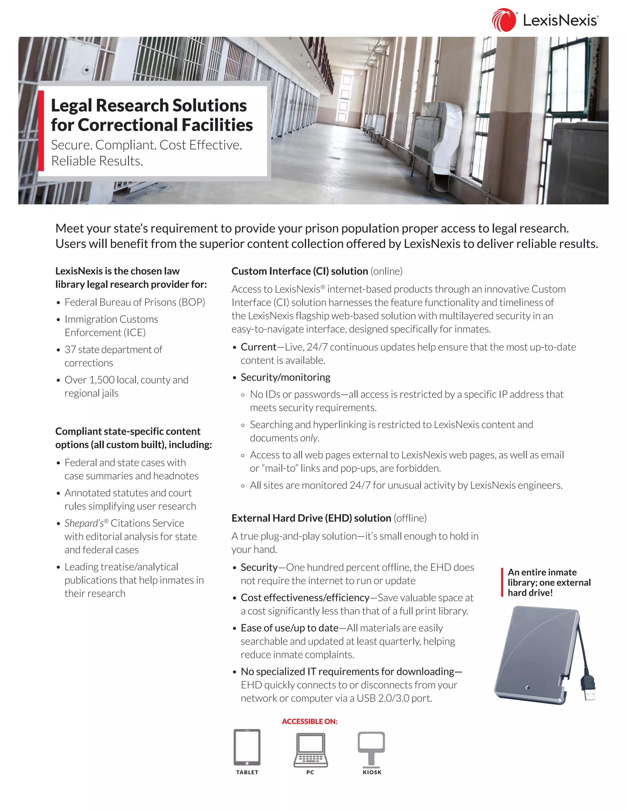 Legal Research Solutions for Correctional Facilities | PDF