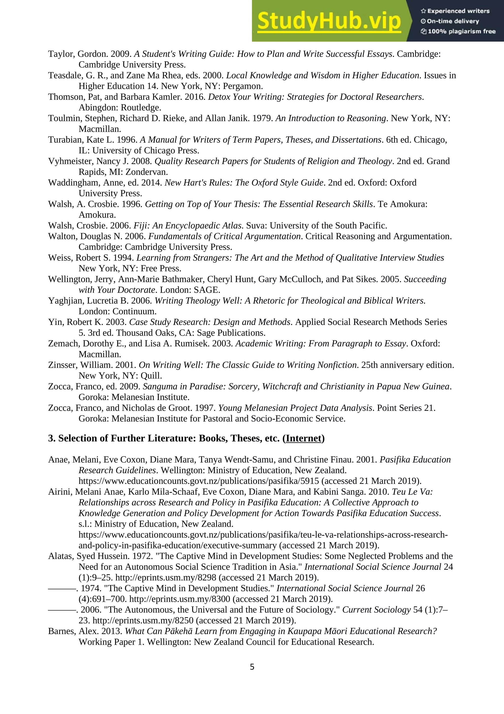 2019 Course Outline Research Skills | PDF