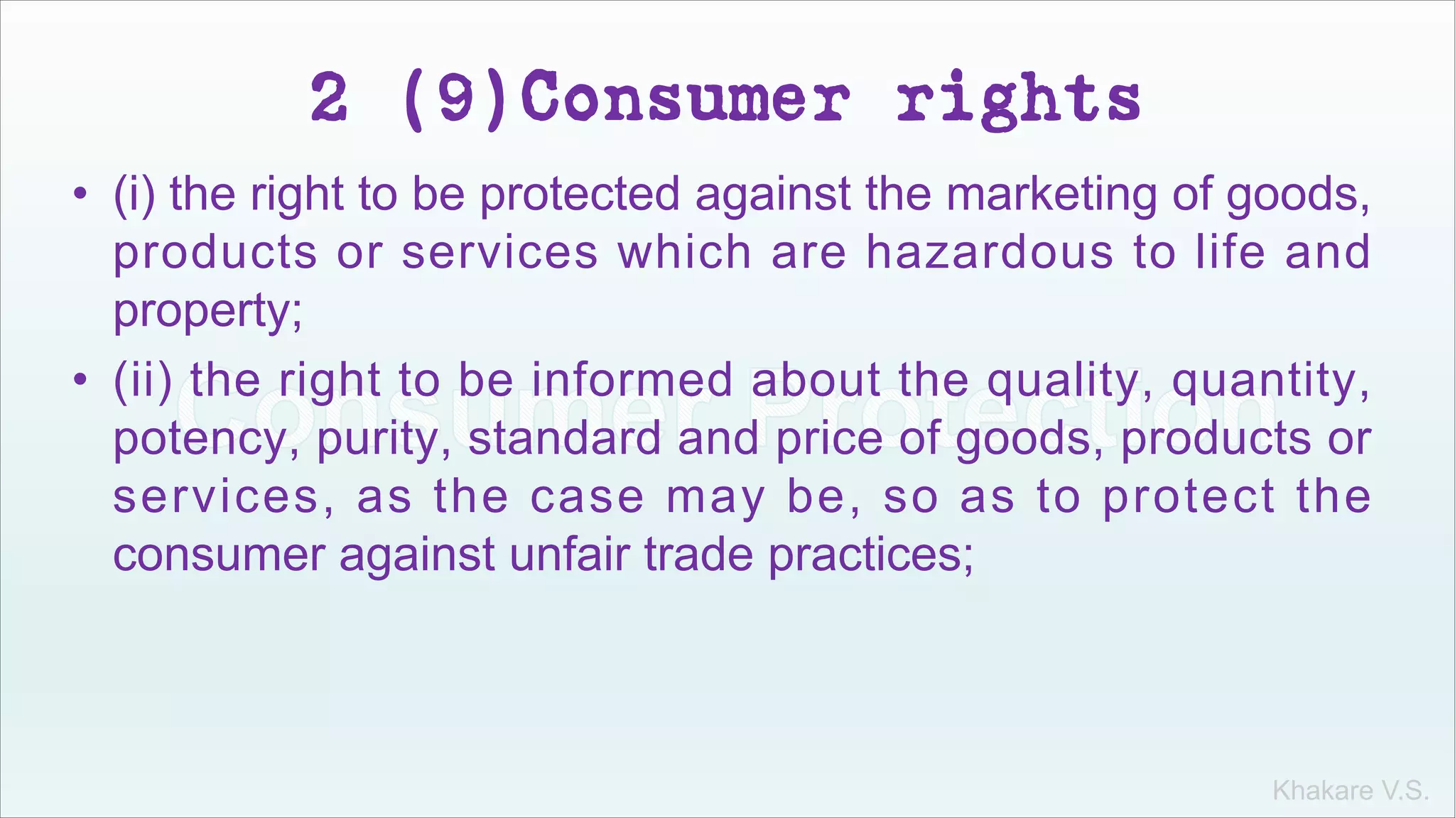 Consumer Protection Act 2019 | PDF