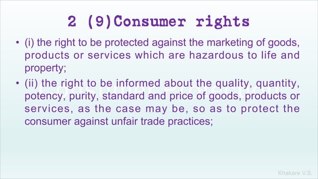 Consumer Protection Act 2019 | PDF
