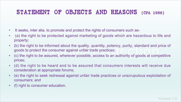 Consumer Protection Act 2019 | PDF