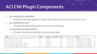 DevNetCreate - ACI and Kubernetes Integration | PPT