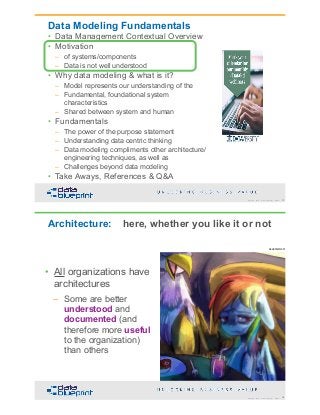 DataEd Slides: Data Modeling is Fundamental | PDF