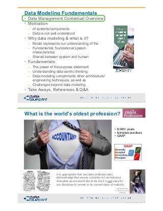 DataEd Slides: Data Modeling is Fundamental | PDF