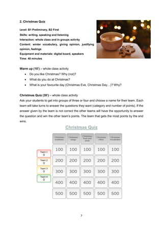 December 2019 - Cambridge English Teacher Activities | PDF