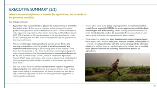 Development finance to enable agricultural transformation | PPT