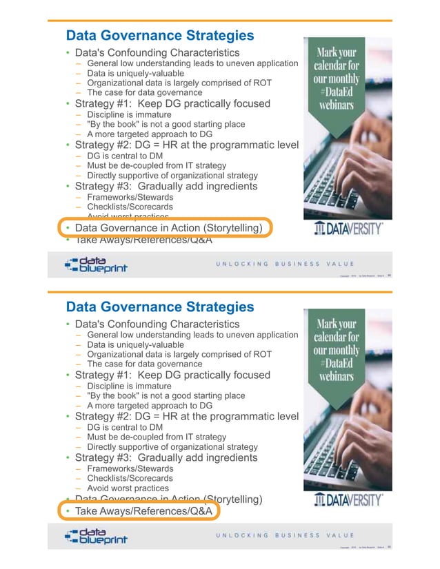 DataEd Slides: Data Governance Strategies | PDF