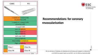 2019 ESC Guidelines on Diabetes and Cardiovascular Disease | PPTX