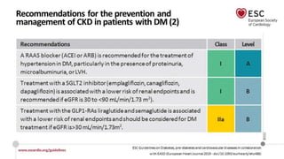 2019 ESC Guidelines on Diabetes and Cardiovascular Disease | PPTX