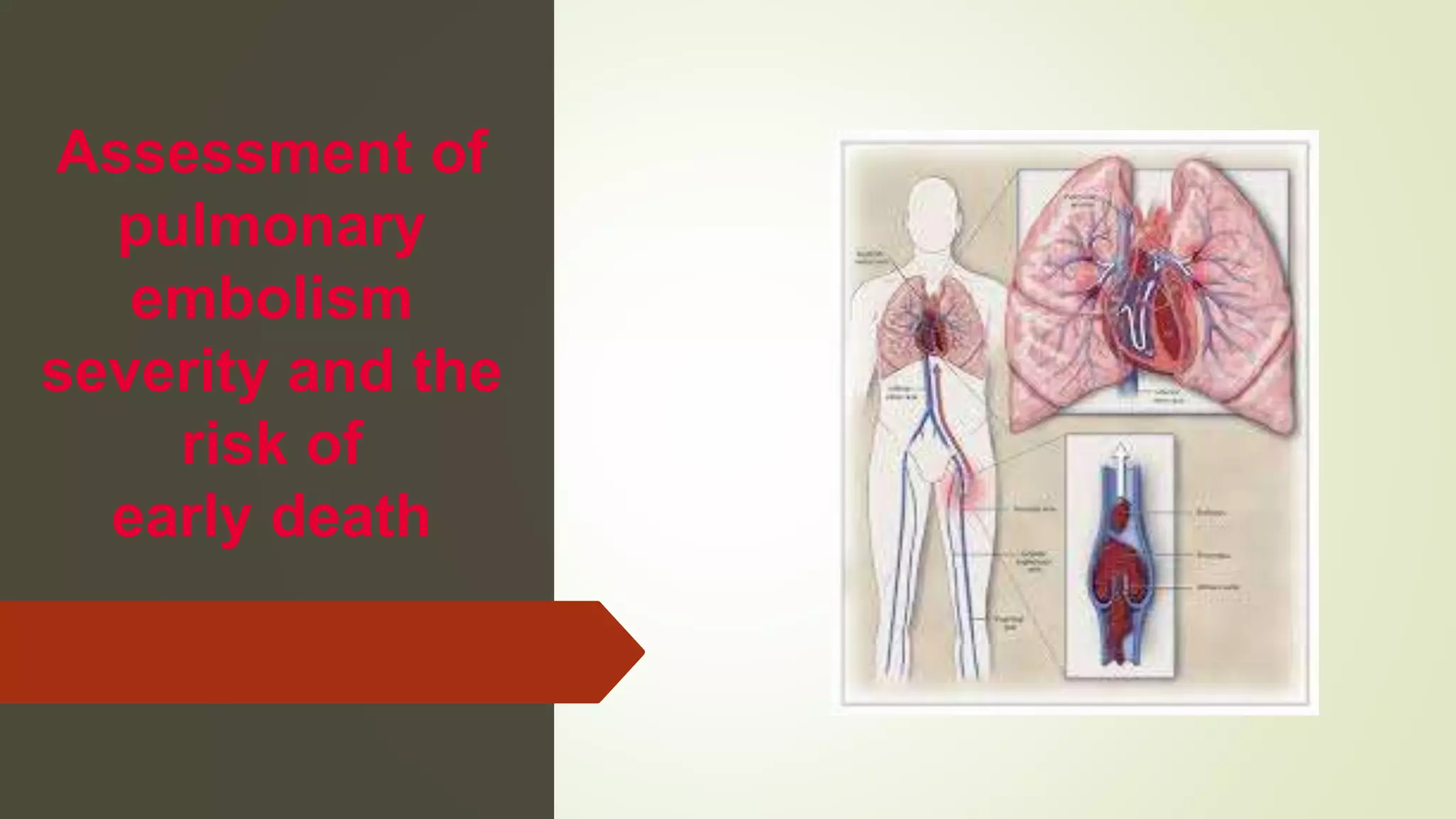 2019 ESC guidelines for pulmonary embolism | PPTX