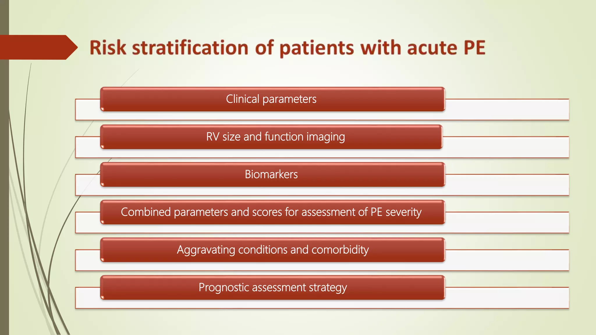 2019 ESC guidelines for pulmonary embolism | PPTX