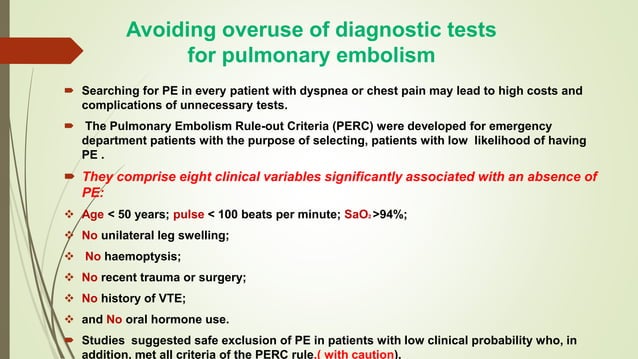 2019 ESC guidelines for pulmonary embolism | PPTX | Heart and ...