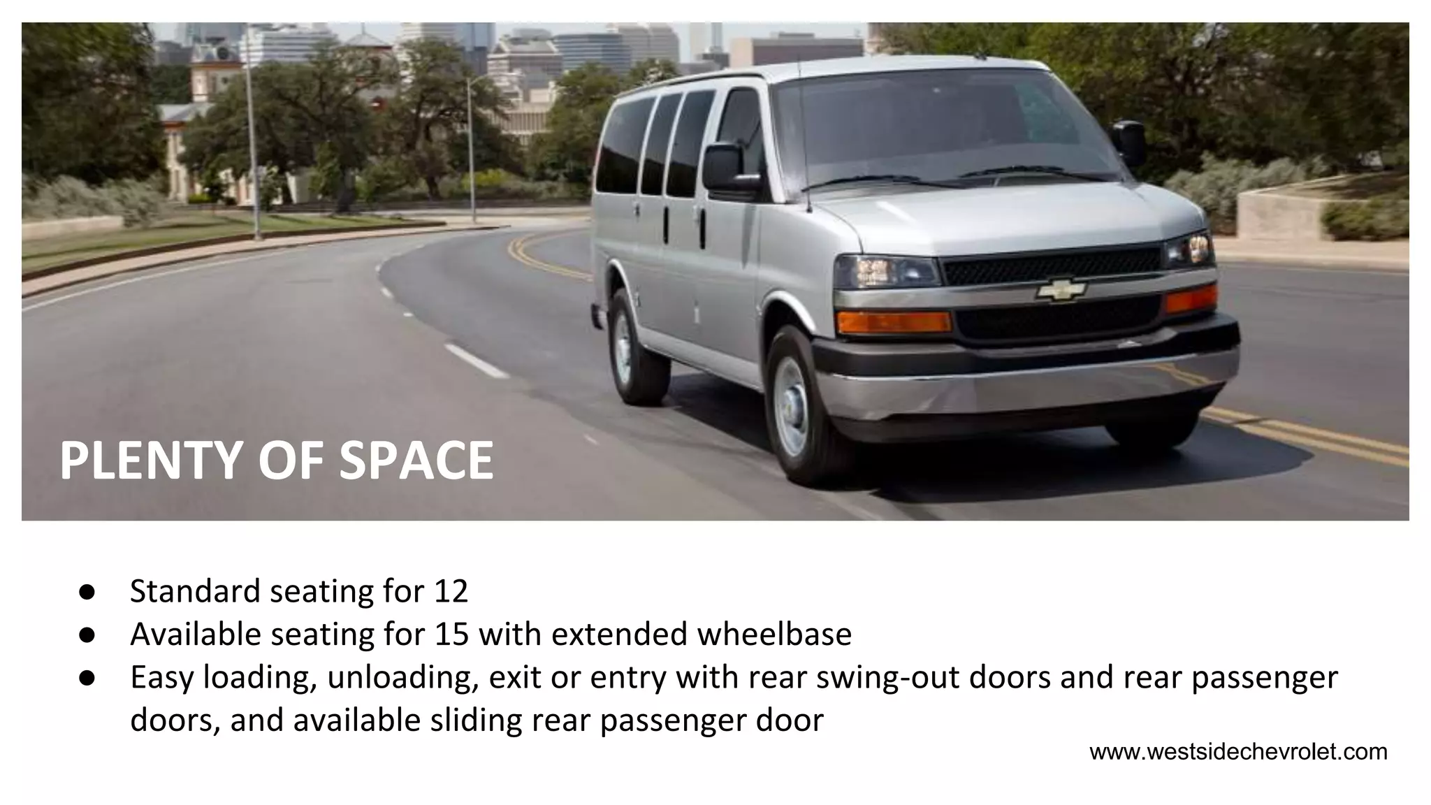 All New 2019 Chevrolet Express Passenger Van for 12 – 15 Passengers ...