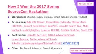 2019 Fall SourceCon Sourcing Tools Roundtable | PPT