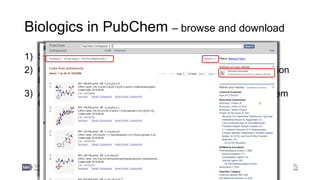 Biologics information in PubChem | PPT