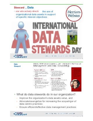DataEd Slides: Getting Started with Data Stewardship | PDF
