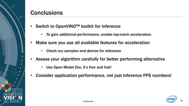 How to Get the Best Deep Learning performance with OpenVINO Toolkit | PPT