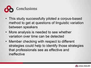 'Powerful' and 'powerless' language in oral advocacy at law school | PPT