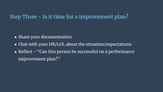 A Guide to Performance Improvement Plans | PDF