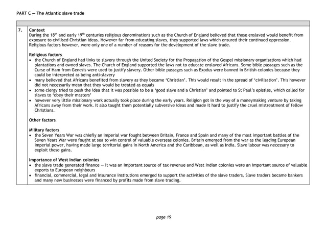 Higher History exam (paper 1 and paper 2) - 2019 (marking instructions ...