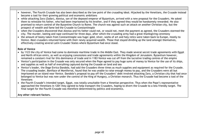 Higher History exam (paper 1 and paper 2) - 2019 (marking instructions ...