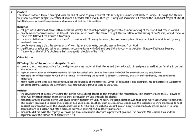 Higher History exam (paper 1 and paper 2) - 2019 (marking instructions ...