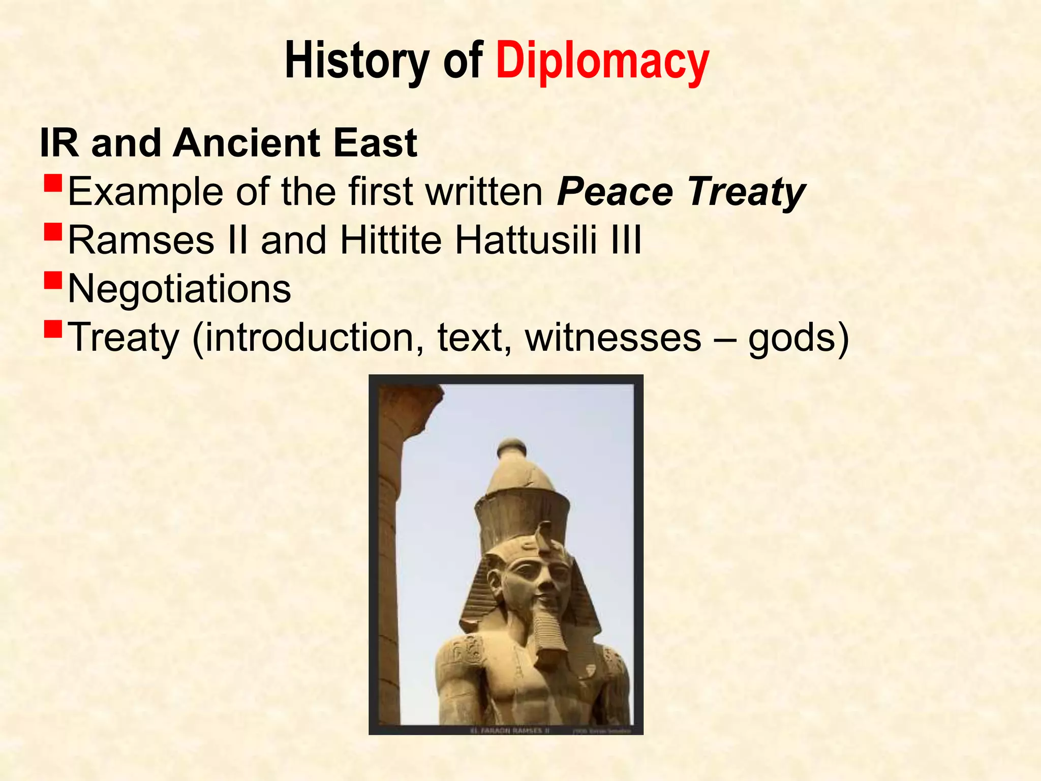 2019 History of Diplomacy | PPTX
