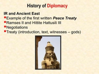 2019 History of Diplomacy | PPTX
