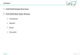 2019 ICLR Best Paper Review | PDF