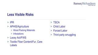 Importer Compliance Risk Assessment | PPTX