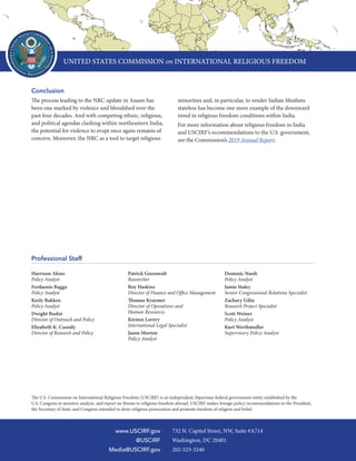 2019 india issue brief religious freedom implications | PDF | Hinduism ...