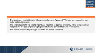 2019 inpatient prospective payment system final rule key points | PPT