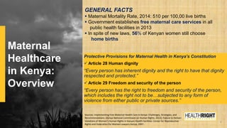 Respectful Maternity Care: Ensuring the Universal Rights of ...