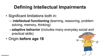 2019 intrinsic barriers intellectual impairments | PPTX