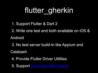 How to make BDD possible in Flutter | PPT