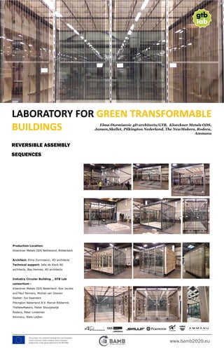 2019 1e circulaire GTB Lab Module klaar | PDF