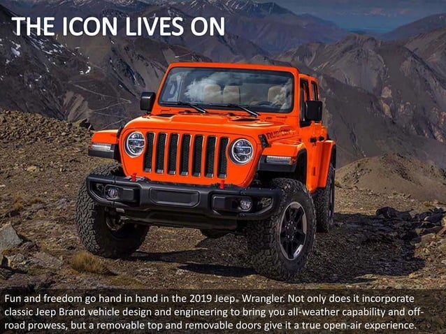 All New 2019 Jeep Wrangler Specially Built for Fearless Drive - Cecil Motors | PPT