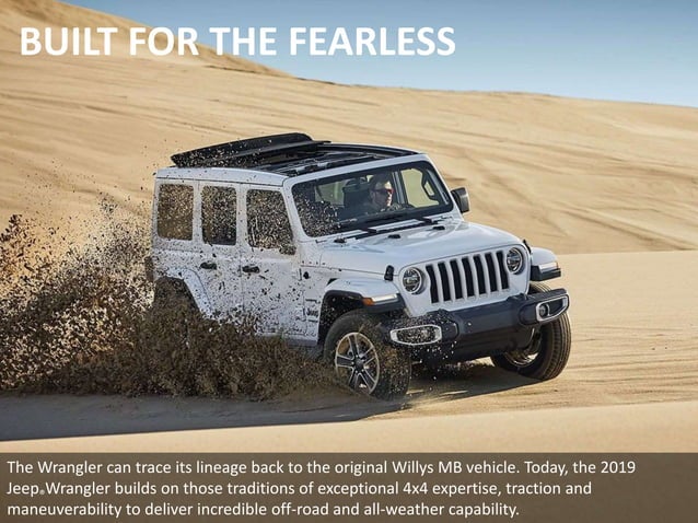 All New 2019 Jeep Wrangler Specially Built for Fearless Drive - Cecil Motors | PPT